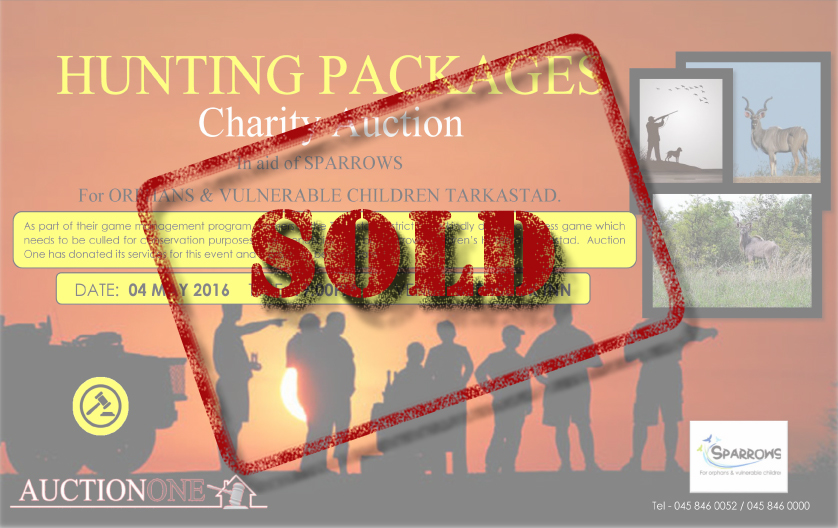 Tarkastad Hunting Auction SOLD - Charity auction - AuctionOne